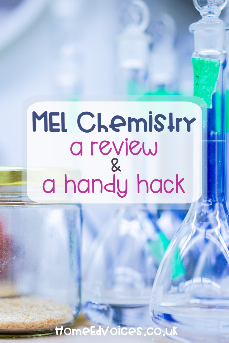MEL Chemistry - a review and a handy hack - Home Ed Voices