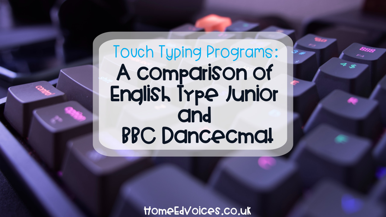 Touch Typing Programs: A comparison of English Type Junior and BBC ...